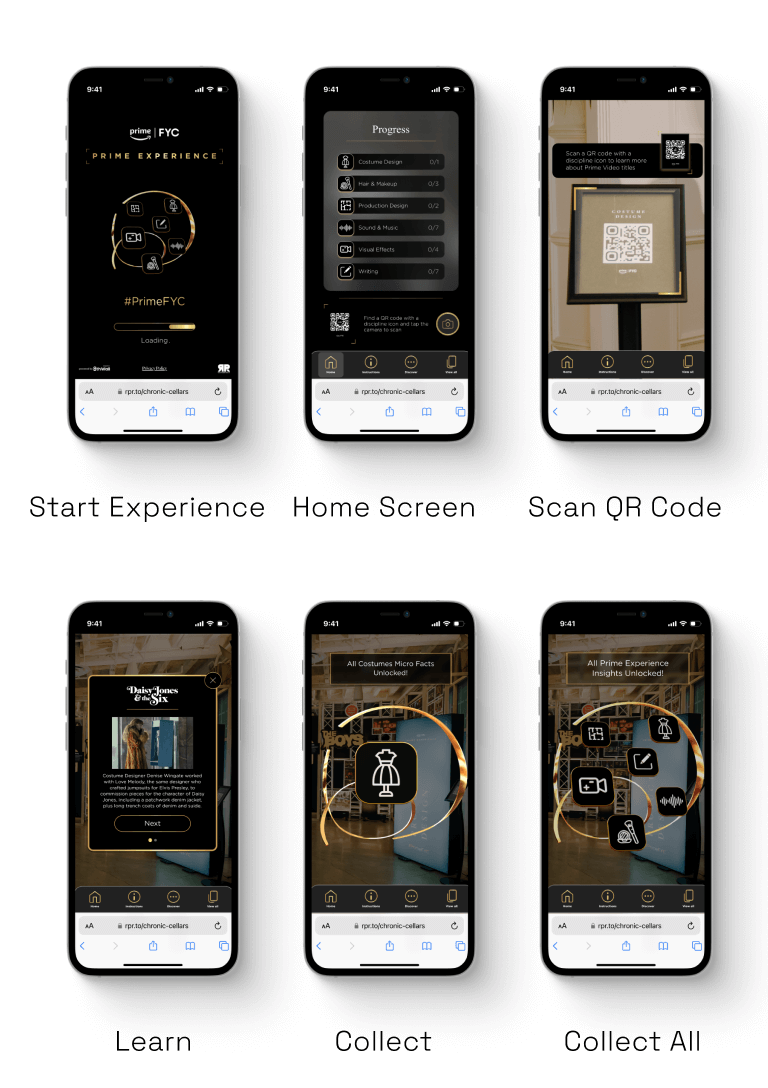Gamified WebAR experience turns heads at Amazon Studios event