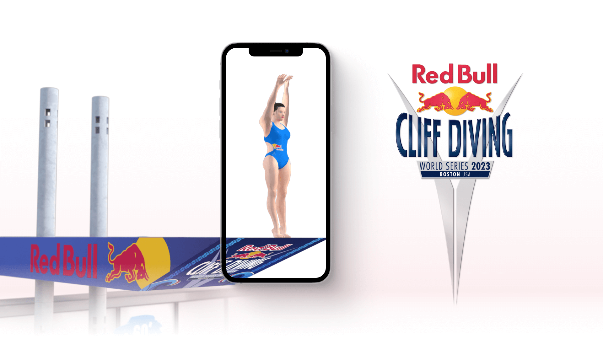 WebAR diving experience for Red Bull’s extreme sports event