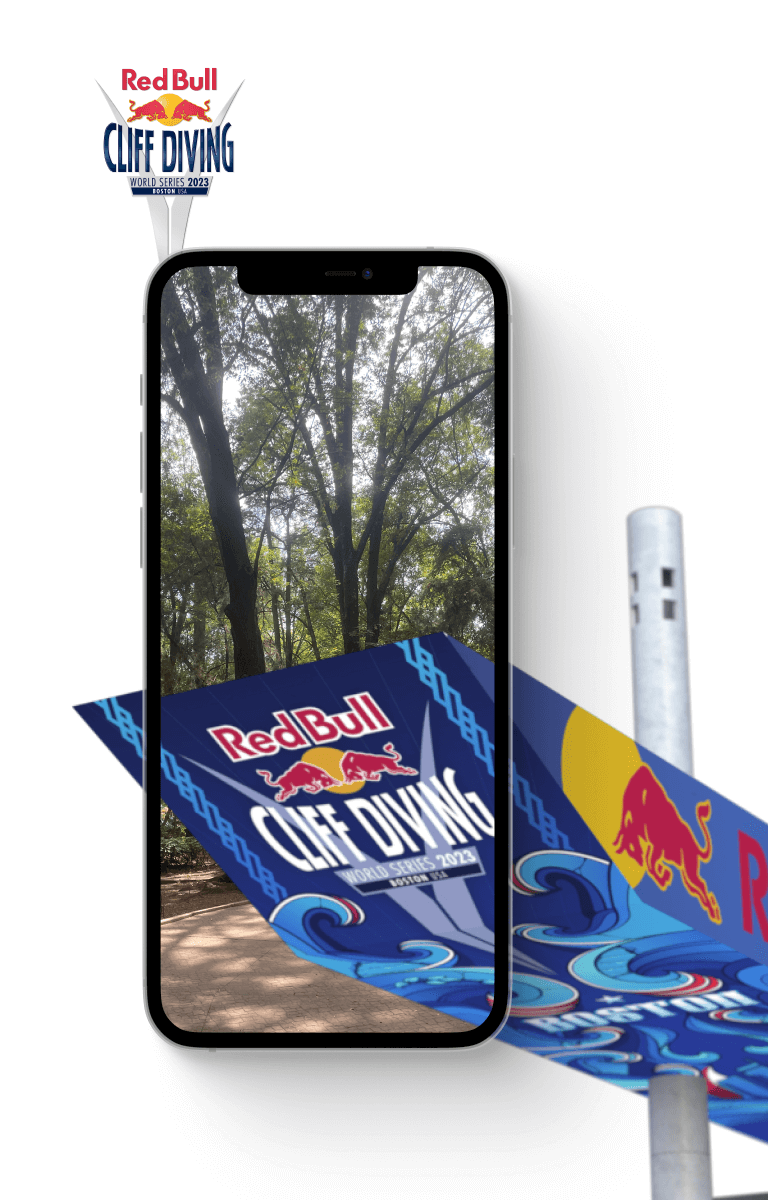 WebAR diving experience for Red Bull’s extreme sports event