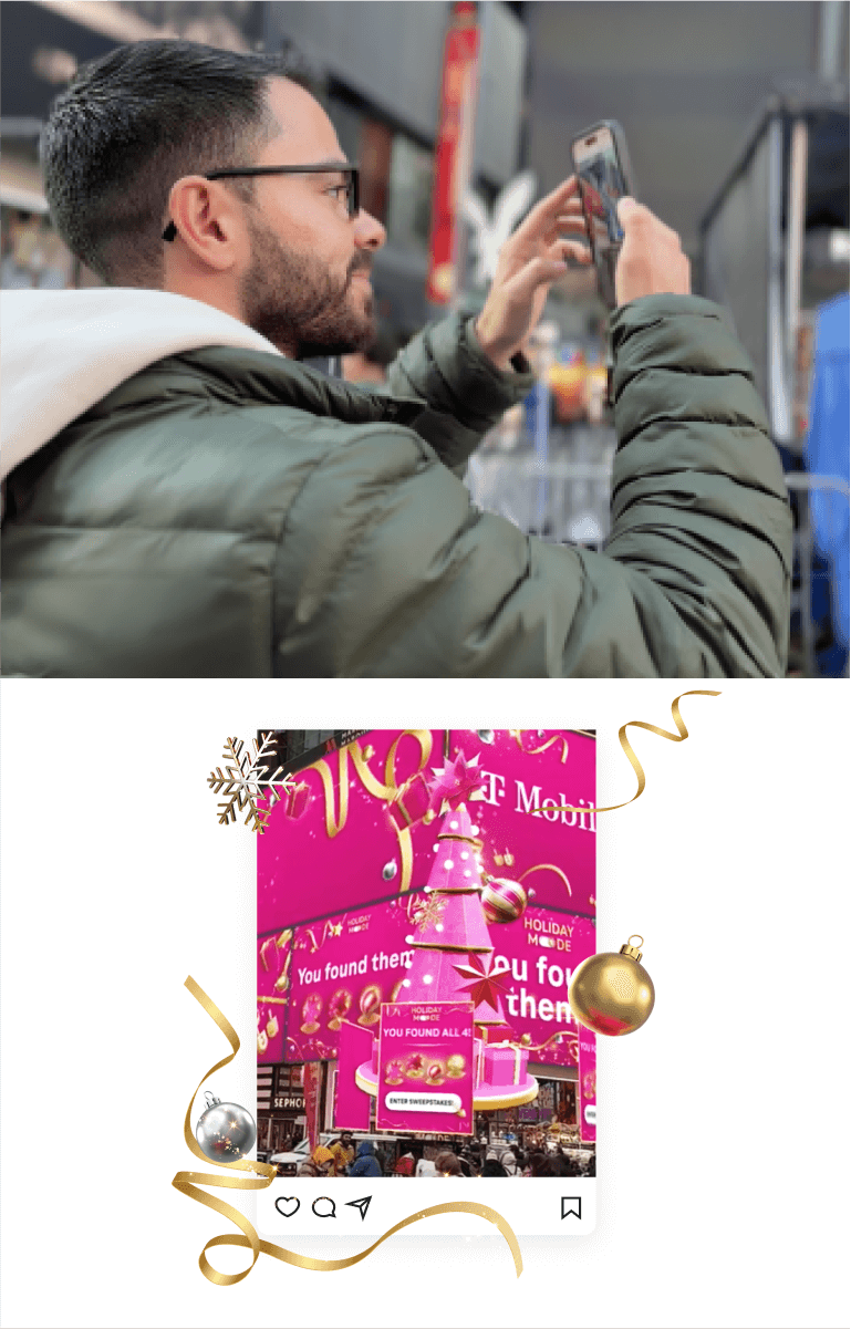 Geospatial Campaign and Times Square Takeover for T-Mobile