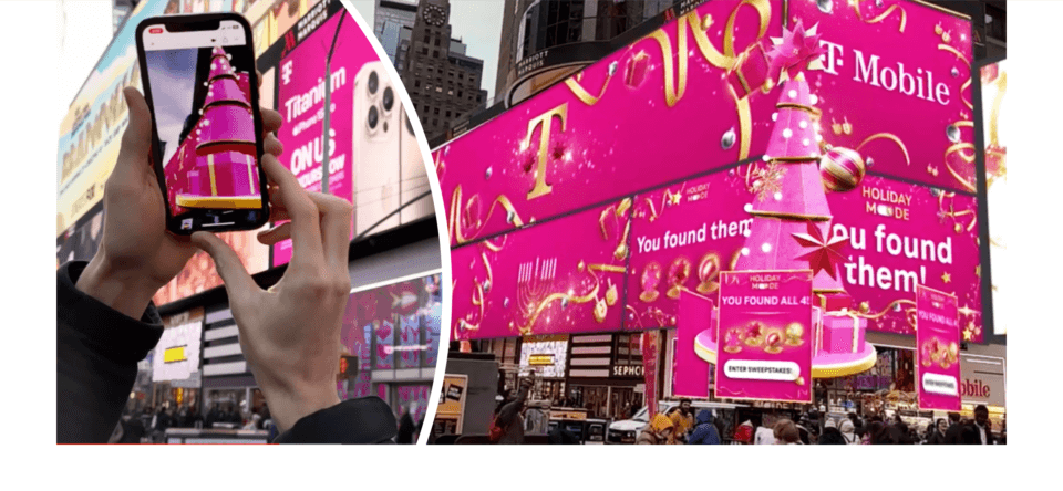 Geospatial Campaign and Times Square Takeover for T-Mobile