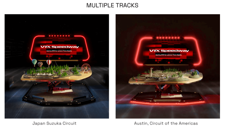 RPR develops exclusive race game for Lenovo VRX at Formula 1®